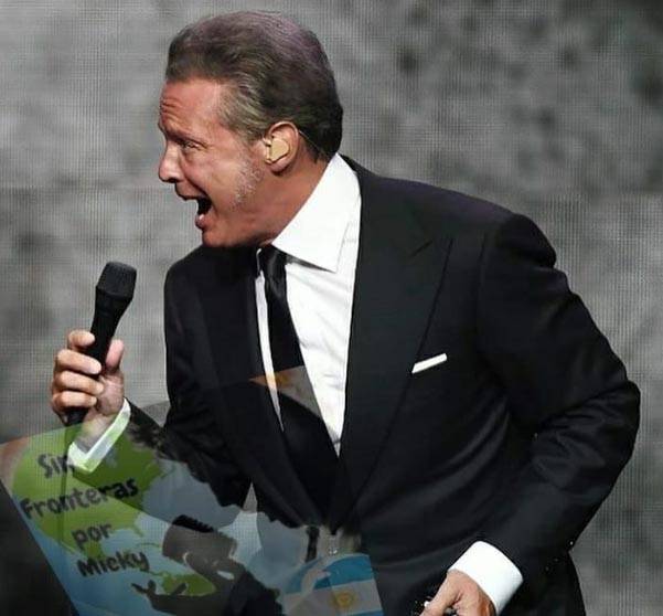 Luis 'Mi-Rey', con la greña bien canosa en concierto (video)