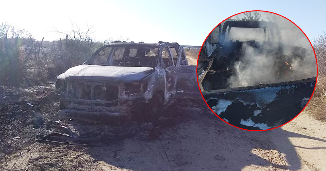 Hallan 19 cuerpos calcinados de centroamericanos dentro de 2 camionetas en Tamaulipas