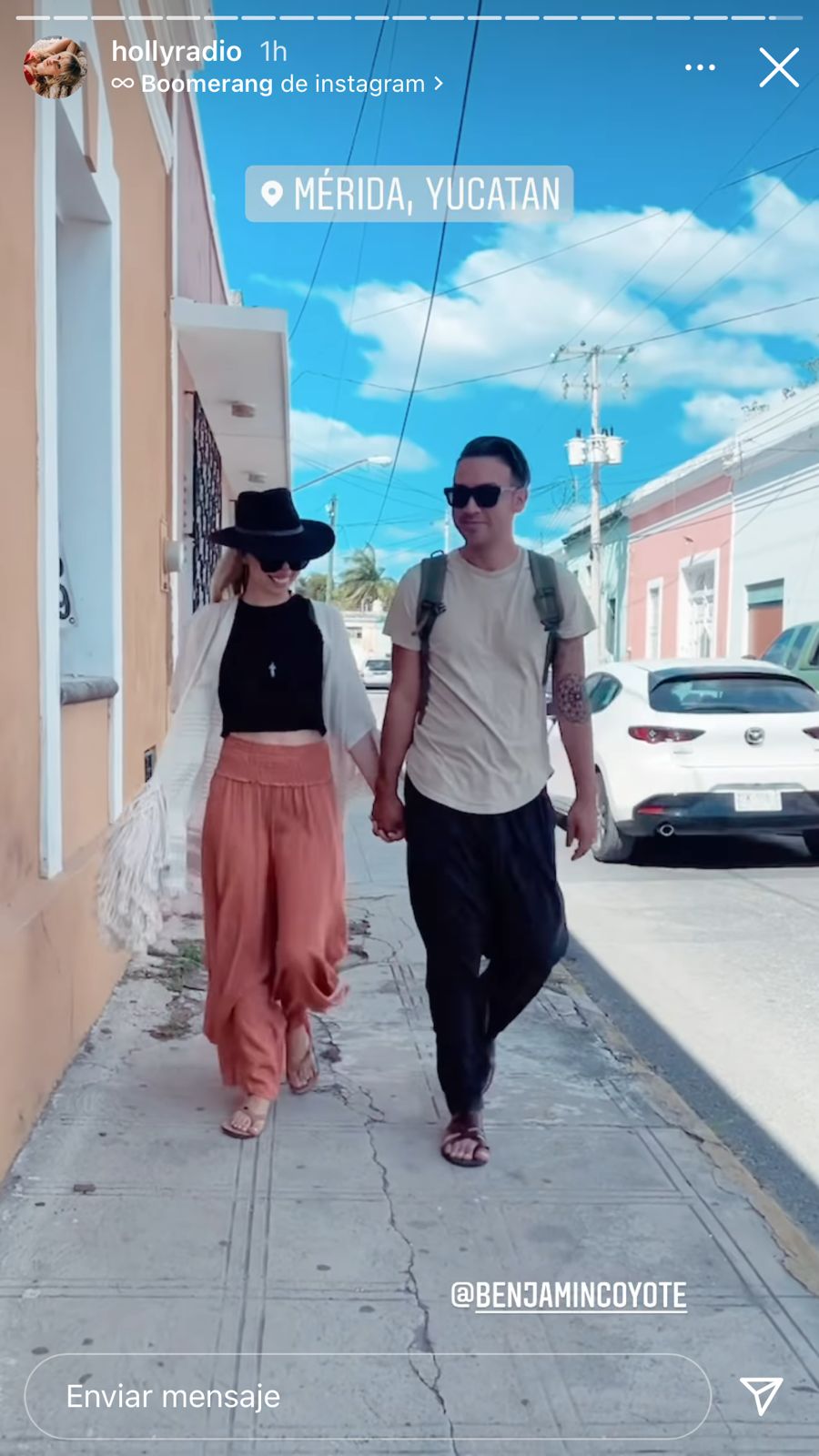 Superholly presume en redes su linda visita a Yucatán