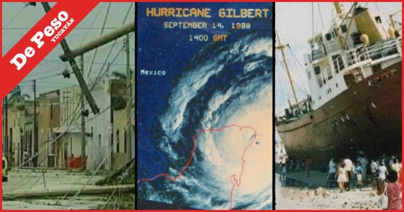 Aniversario del Huracán Gilberto en Yucatán
